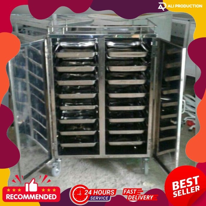 Jual Food Trolley 16 Susun Pemanas Troli Makanan Rumah Sakit Food ...