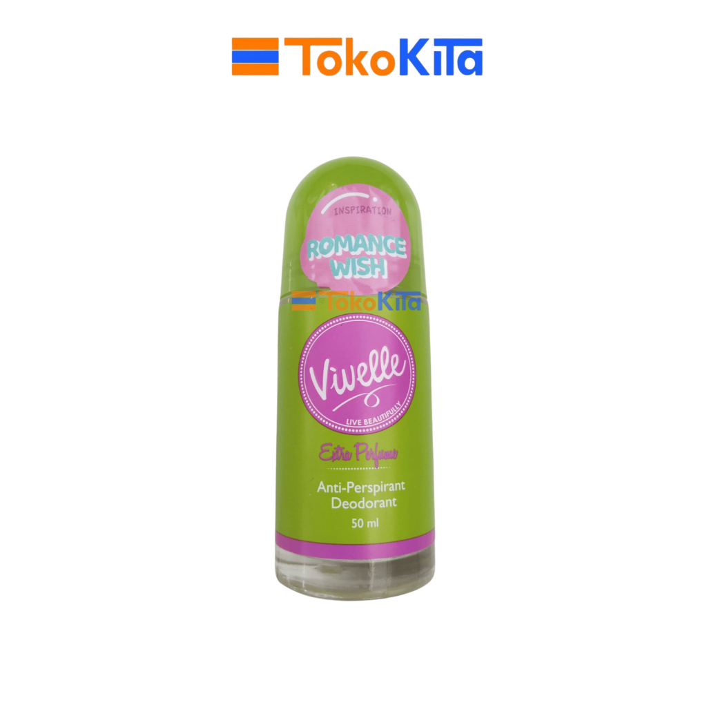 Jual Vivelle Roll On Deodorant Green Romance Wish 50ml | Shopee Indonesia