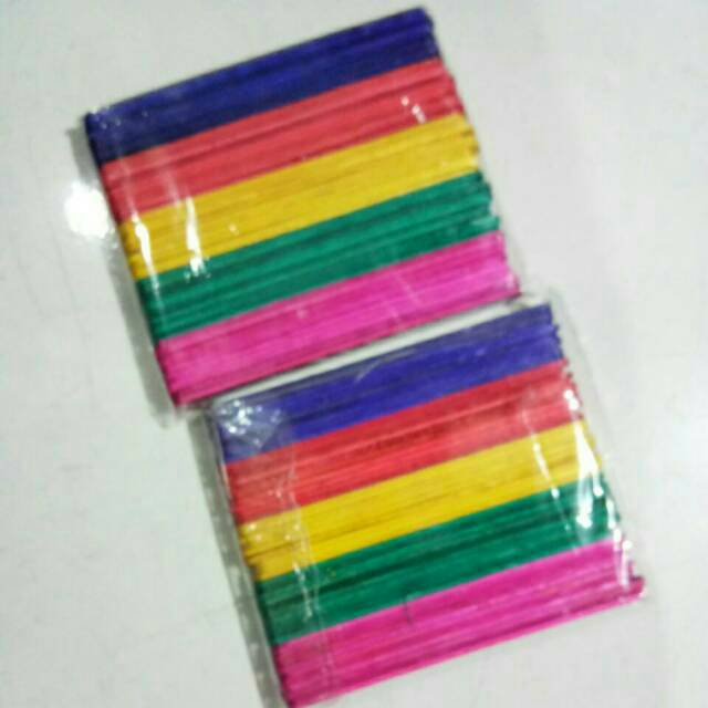 Jual (1 PACK) STICK ES CREAM / STIK ES KRIM WARNA HALUS | Shopee Indonesia