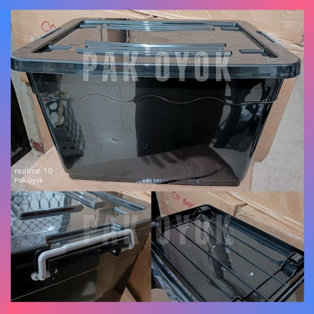Jual Box Container Maxima 50L Plus Roda - Box Plastik Jumbo - Box ...