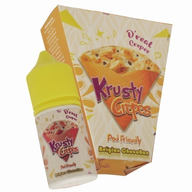 Jual KRUSTY CREPES V4 BELGIAN CHOCOBAN 30ML 15MG BY JAVA JUICE | Shopee ...