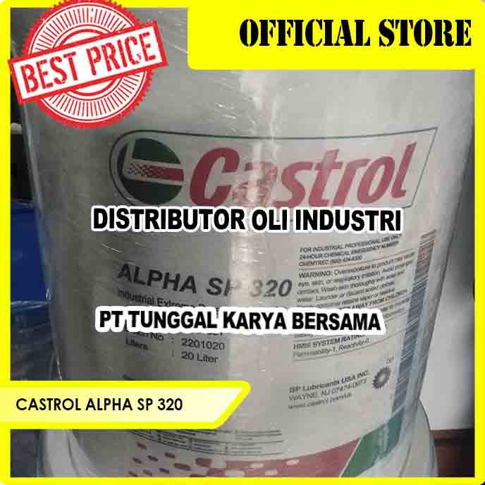 Jual CASTROL ALPHA SP 320 ( PREMIUM OLI GEAR - 5 LITER ) | Shopee Indonesia