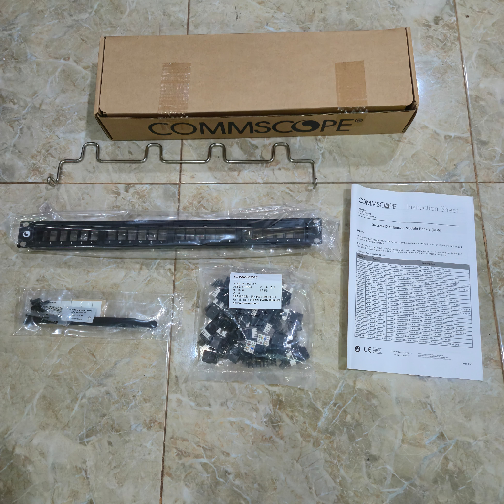 Jual Patch Panel 24 Port Cat.6 komplit loaded Commscope terbaru ...