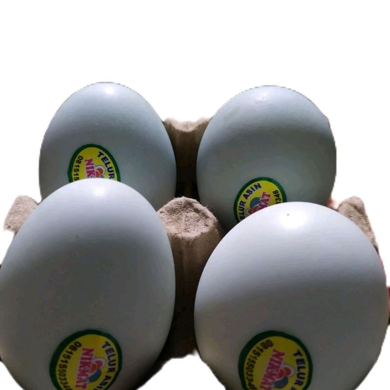 Jual paket hemat 4 butir telur asin premium asli nikmat dan sehat (size ...