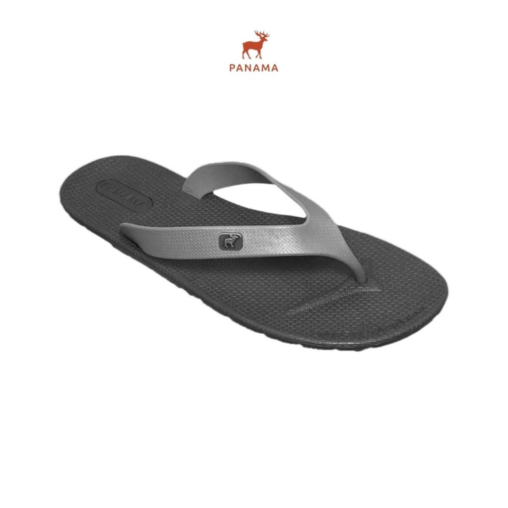 Jual Panama Diverse PD04 Black/Grey Sandal Jepit Pria Sendal Karet ...