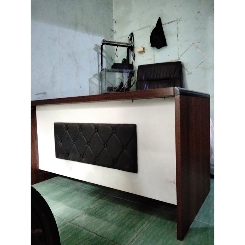 Jual Paket Meja Kantor + Kursi Kantor Bos - Kursi direktur - Meja ...