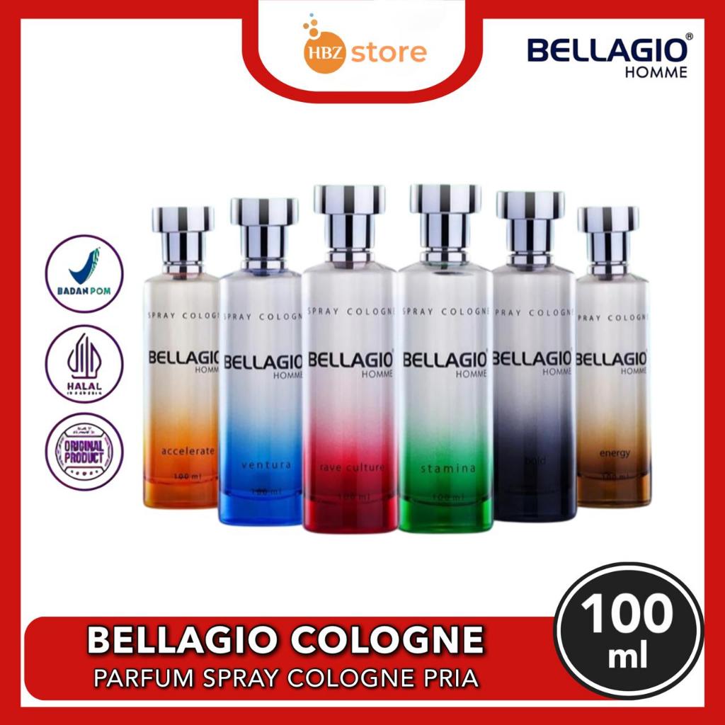 Jual BELLAGIO Parfum Spray Pria Cologne All Variant 100ML - Eau De ...