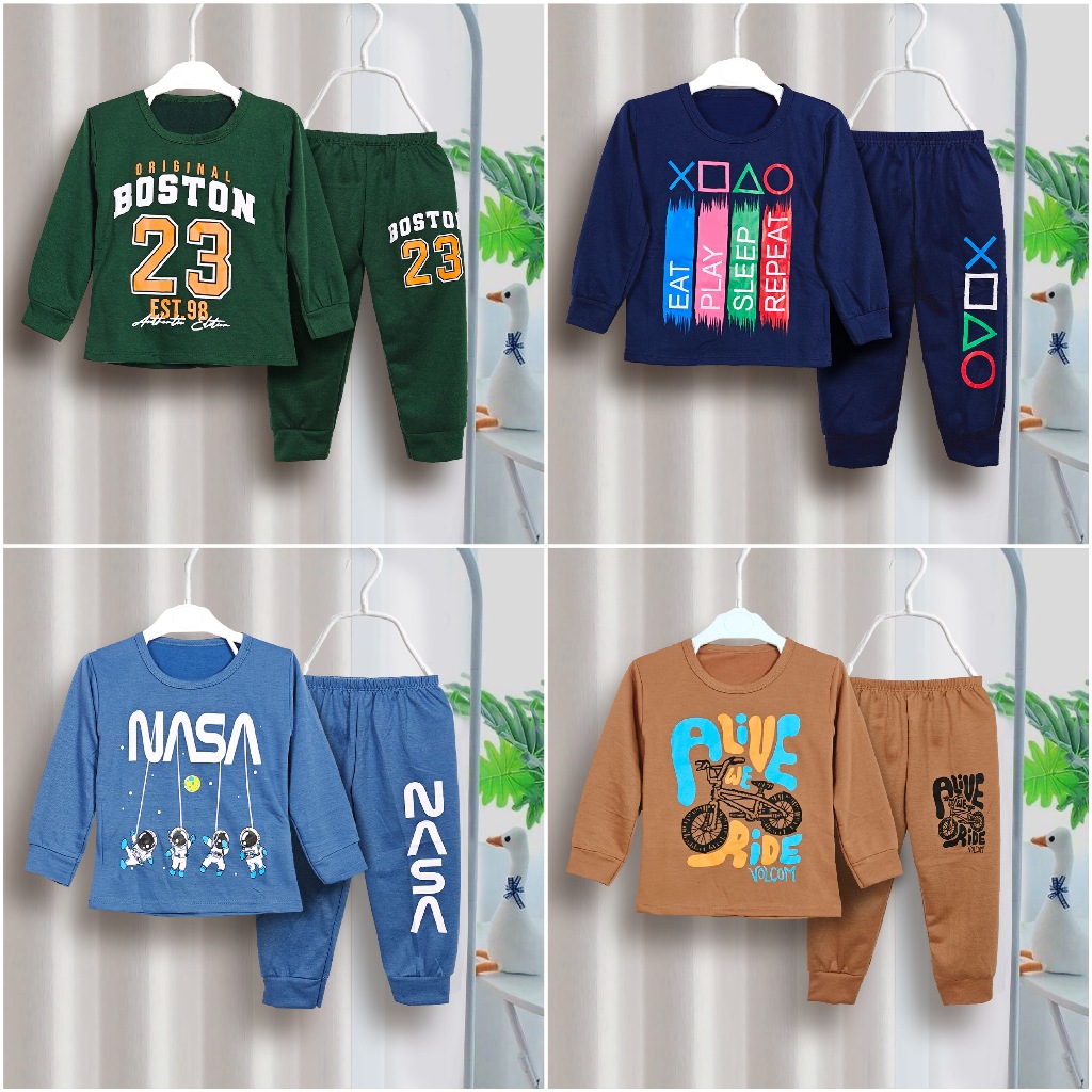 Jual RAMORA SETELAN ANAK LAKI LAKI / SET ANAK COWOK LENGAN PANJANG ...