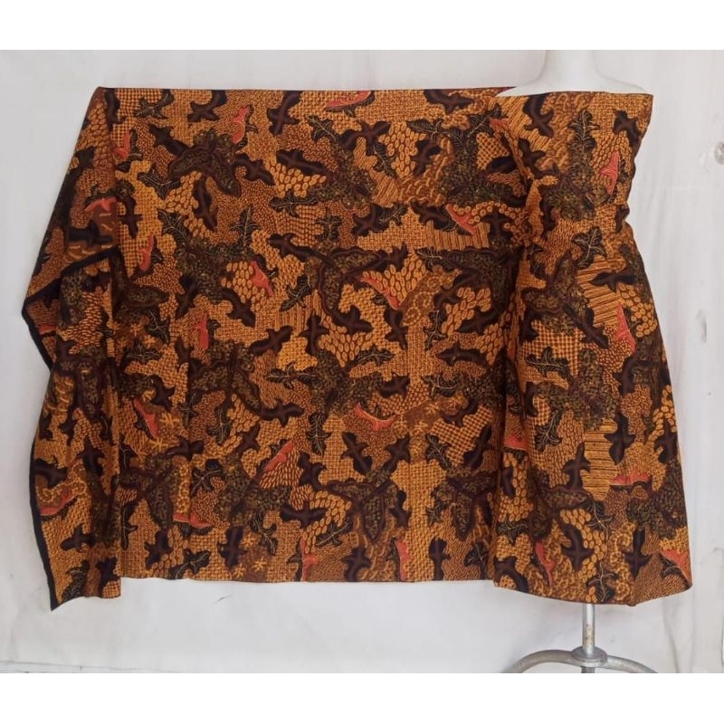 Jual BATIK TULIS PREMIUM WARNA COKLAT SOGAN | Shopee Indonesia