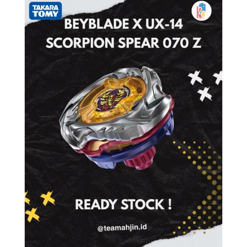 Jual BEYBLADE X UX-14 SCORPION SPEAR 070 Z (JPN) | Shopee Indonesia