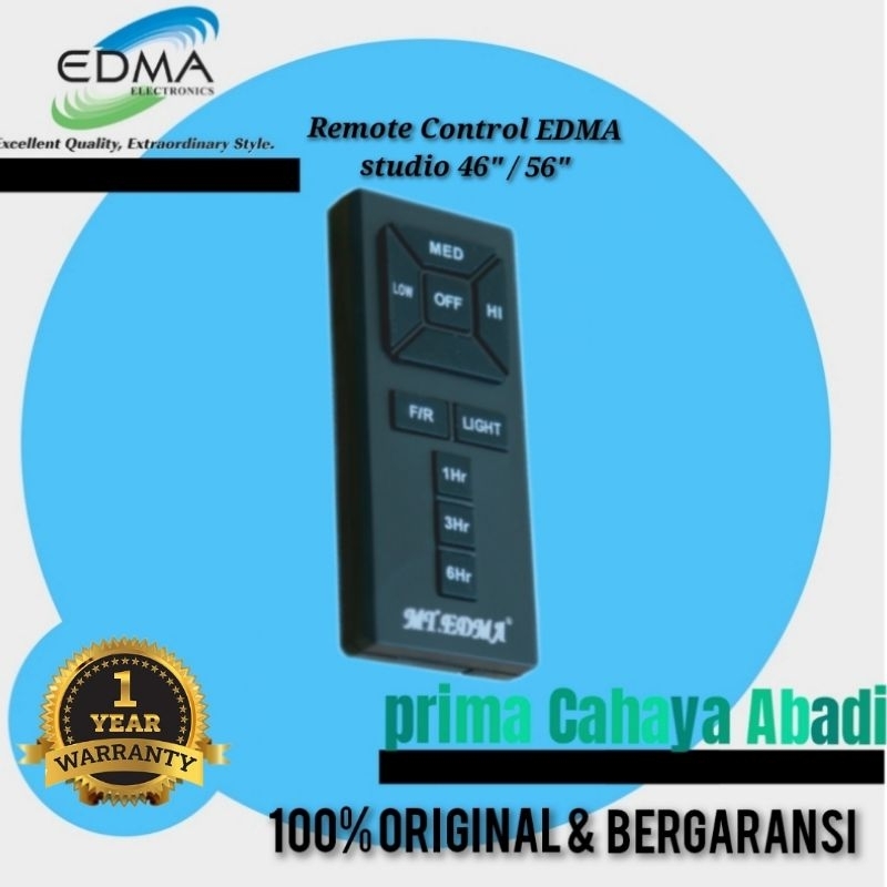 Jual remote studio kipas angin edma / transmiter studio edma ( remote ...