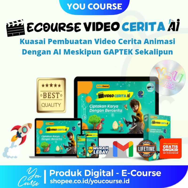 Jual Video Cerita AI - Kuasai Pembuatan Video Cerita Animasi Dengan ...