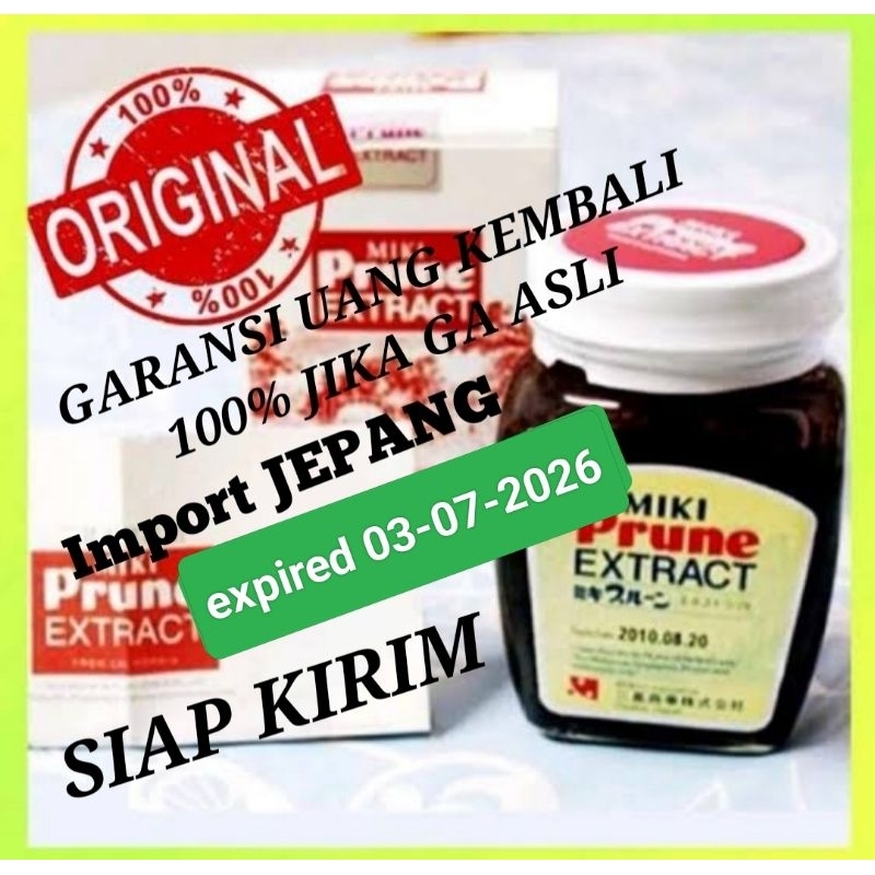 Jual miki prune extract extrack original | Shopee Indonesia