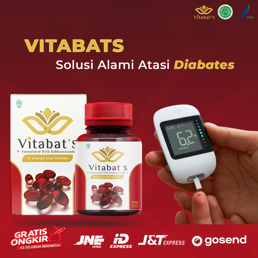Jual VITABATS Diabetes - Suplemen Alami untuk Menjaga Kesehatan ...