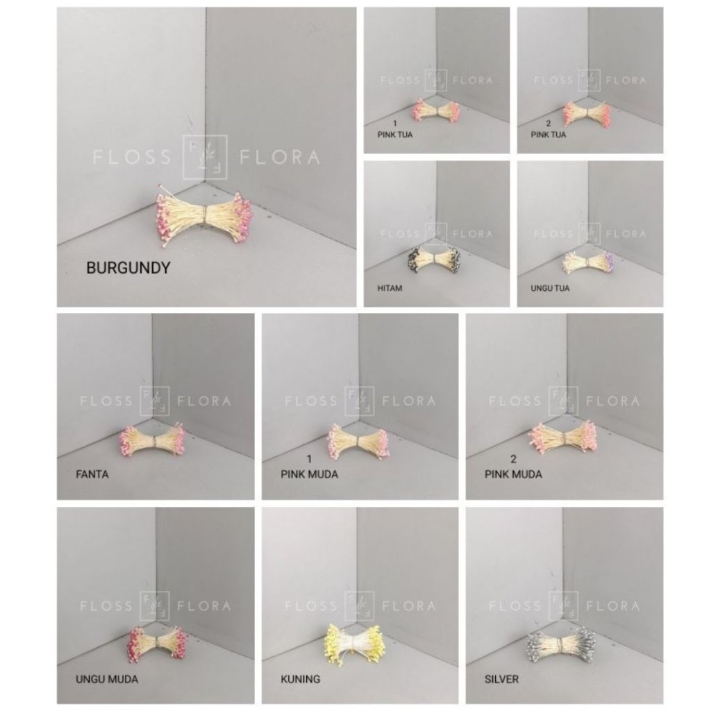 Jual Putik Sari Bunga Artificial / Putik Bunga Isi +-100pcs / Putik ...