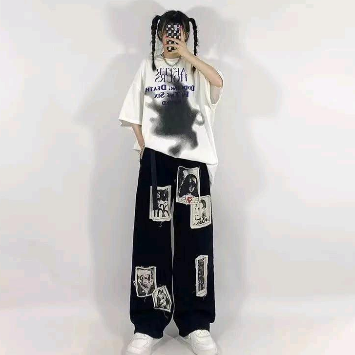 Jual Urbanic Pants Kulot Jenjang Pants Oversize Bawahan Celana Kulot ...
