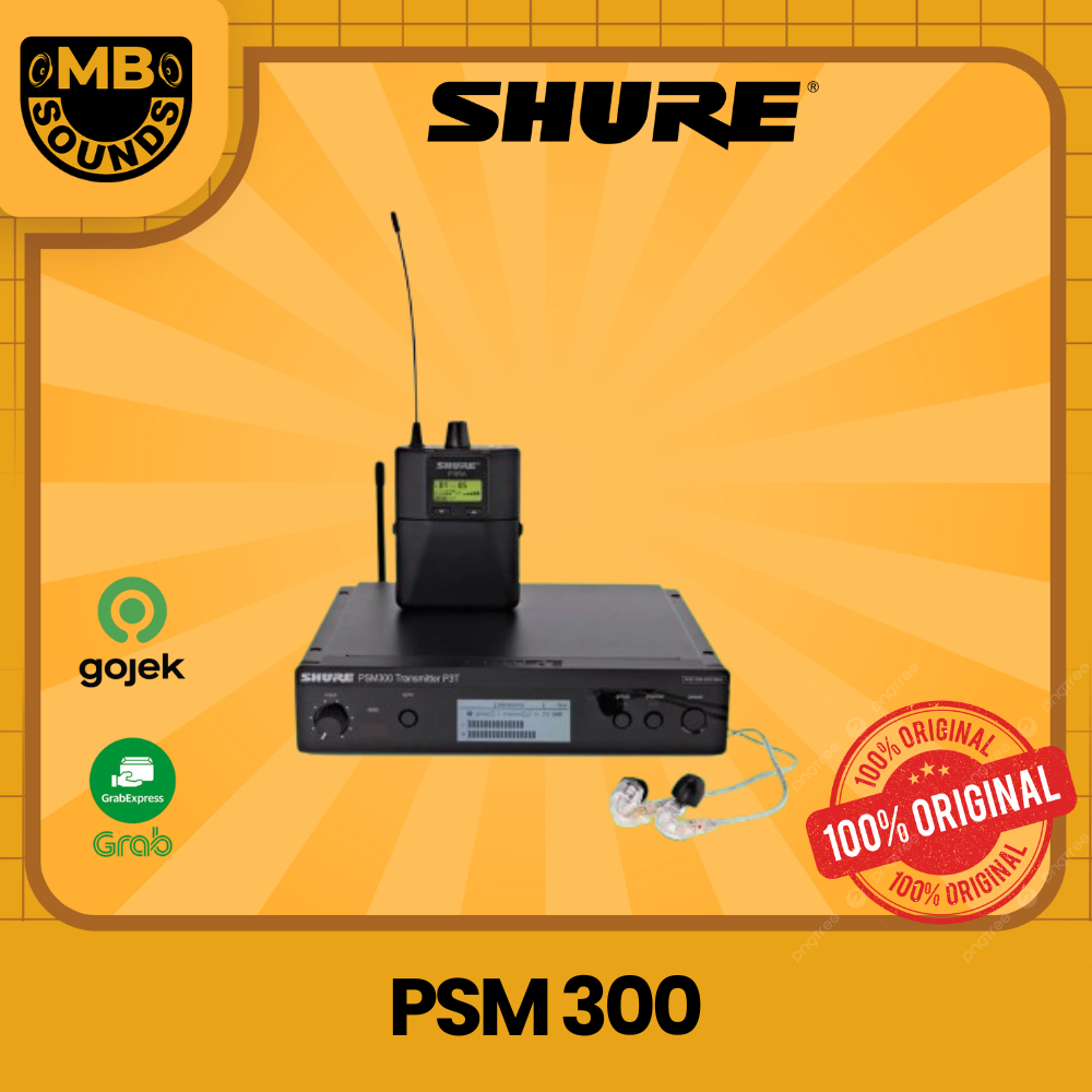 Jual SHURE PSM 300 / PSM-300 / PSM300 In Ear Monitoring System ORIGINAL ...