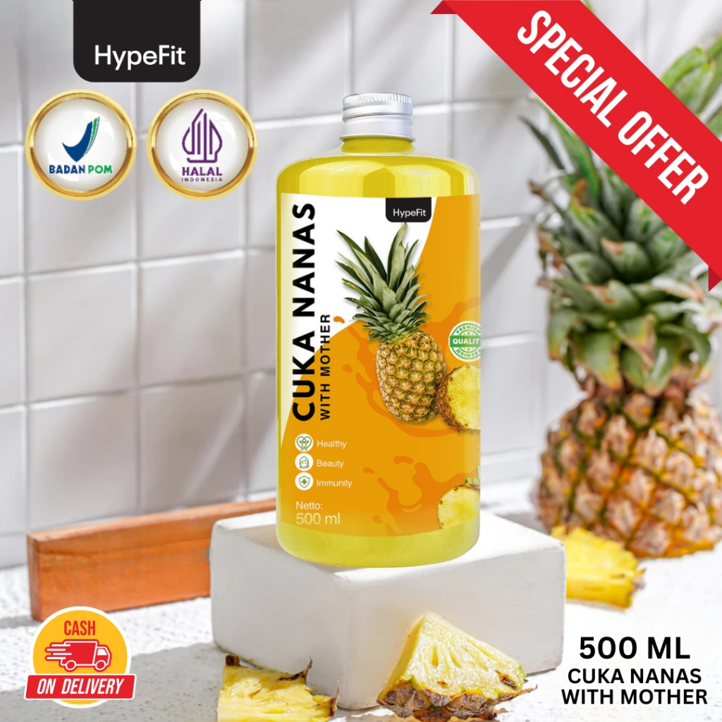Jual Hypefit - Cuka Nanas Minuman Organik 100% BPOM Herbal Alami With ...