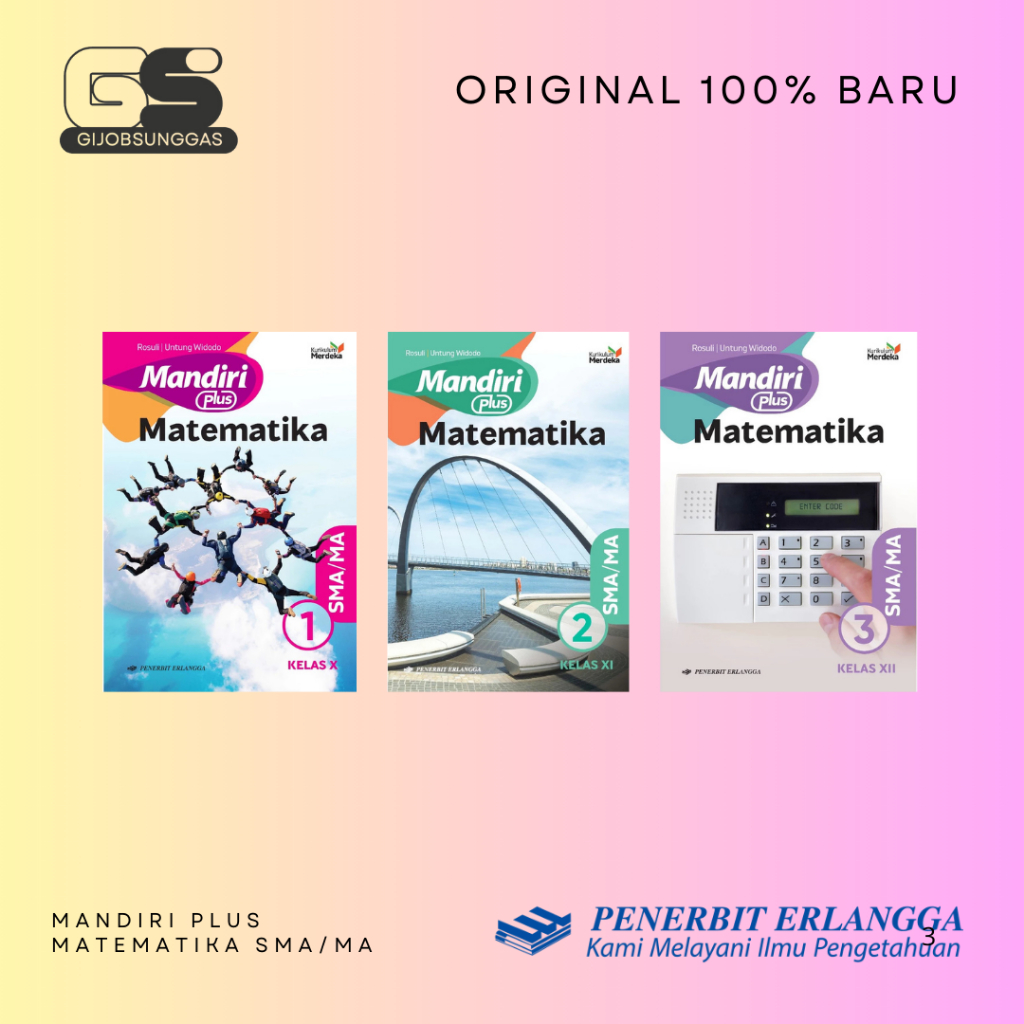 Jual MANDIRI PLUS MATEMATIKA SMA / MA KELAS 10 11 12 KURIKULUM MERDEKA - ERLANGGA | Shopee Indonesia