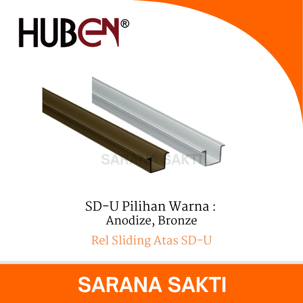 Jual Rel Sliding Atas SD-U HUBEN | Rel Pintu Atas Sliding Door Pintu Geser Aluminium | Shopee ...