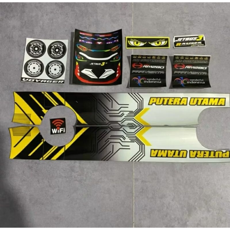 Jual Livery Rahma sepasang miniatur bus | Shopee Indonesia