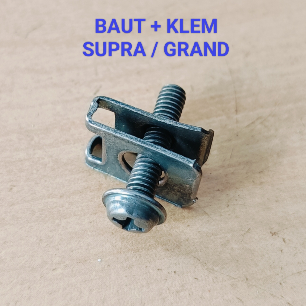 Jual BAUT + KLEM BAUT DAN KLIP SUPRA HARGA SATU SET BAUT DEK SUPRA ...