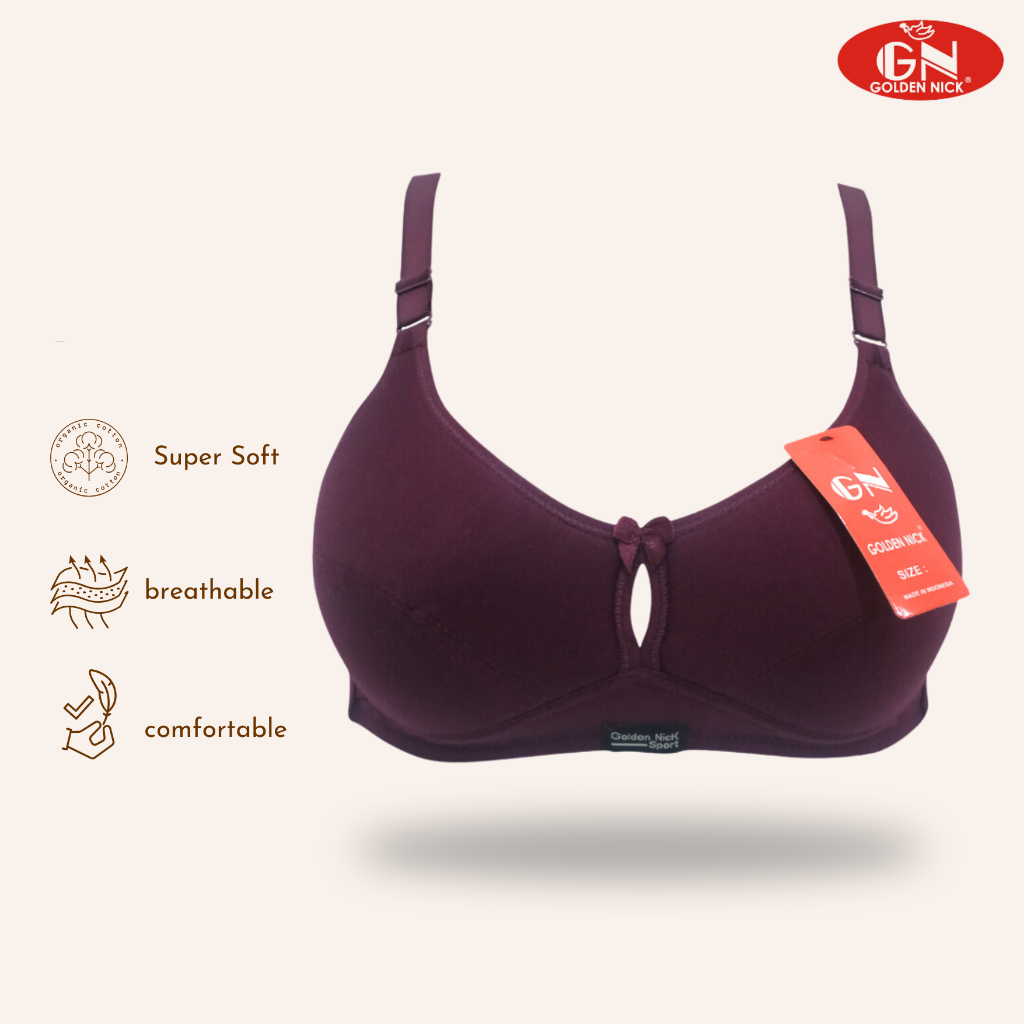 Jual Golden Nick - Bra Sport Bh Tanpa Kawat Bh K395 Busa Tipis Bh Golden Nick BEST SELLER COD ...