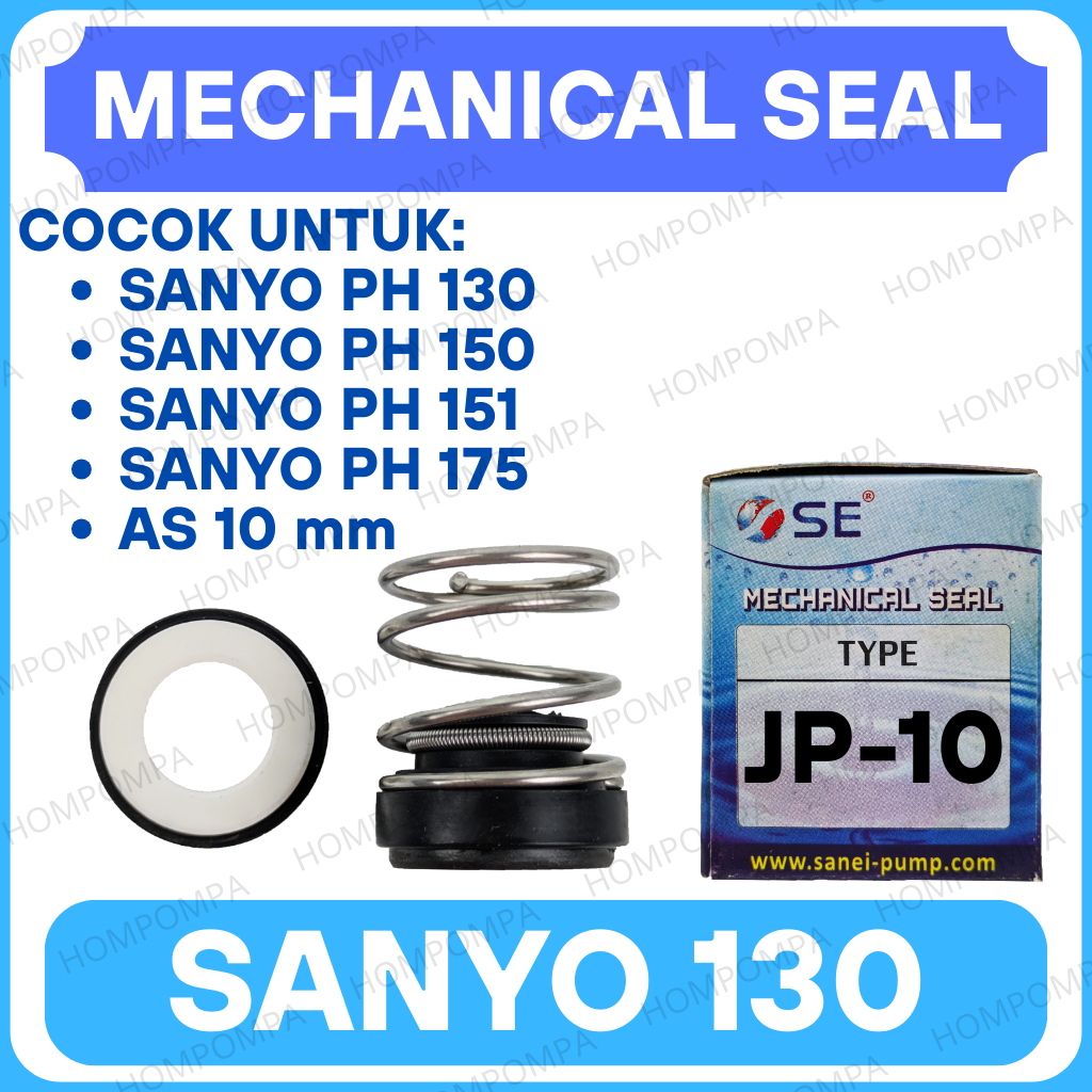 Jual MECHANICAL SEAL SANYO SY 130 / JP-10 SANEI - SIL MEKANIK - SPAREPART POMPA AIR | Shopee ...