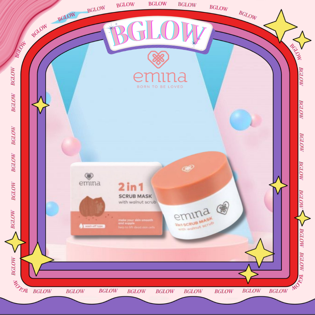 Jual Emina 2 in 1 Scrub Mask 50 mL Scrub & Masker Wajah Multifungsi ...