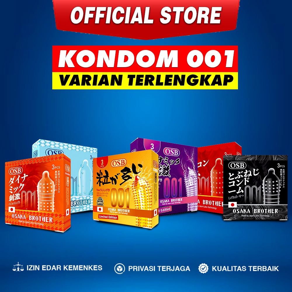 Jual Kondom 001 Bergerigi Tertipis Berduri - Osb Osaka Brother Terlengkap | Shopee Indonesia