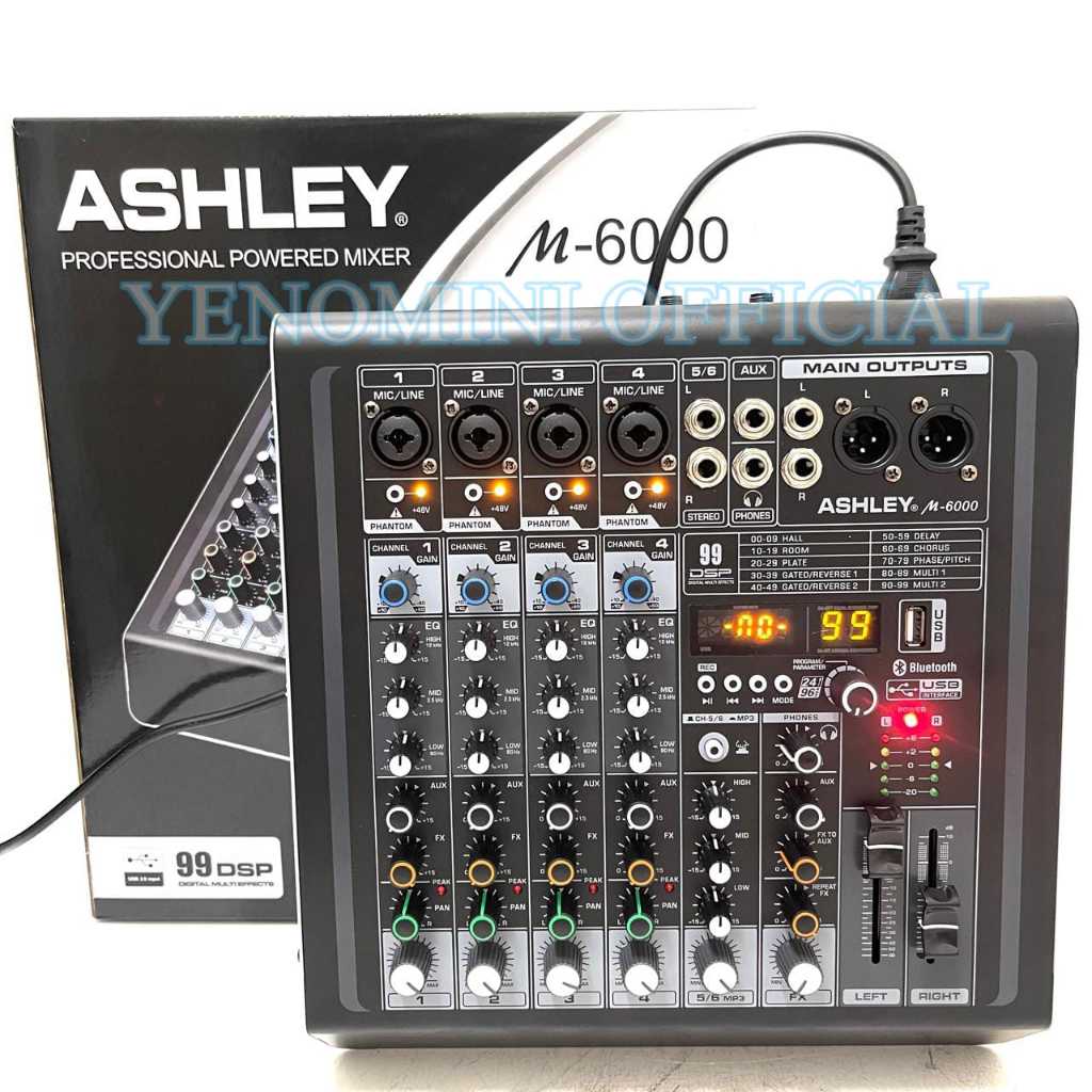 Jual Power Mixer Audio Ashley M6000 6channel Original Power Mixer ...