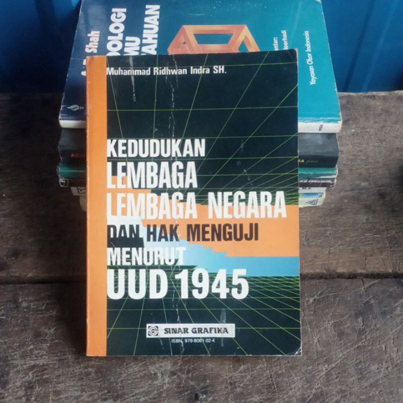 Jual Kedudukan Lembaga-Lembaga Negara & Hak Menguji Menurut UUD 1945 ...