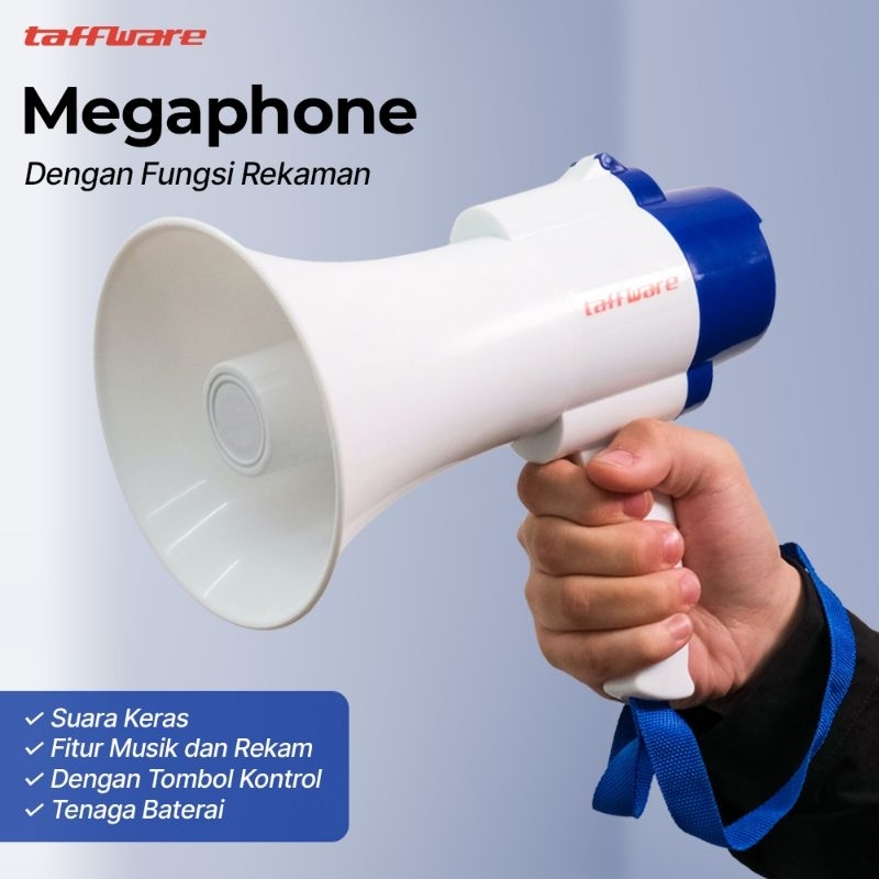 Jual Toa Megaphone Taffware Pengeras Suara Mini | Bisa Rekam Suara ...