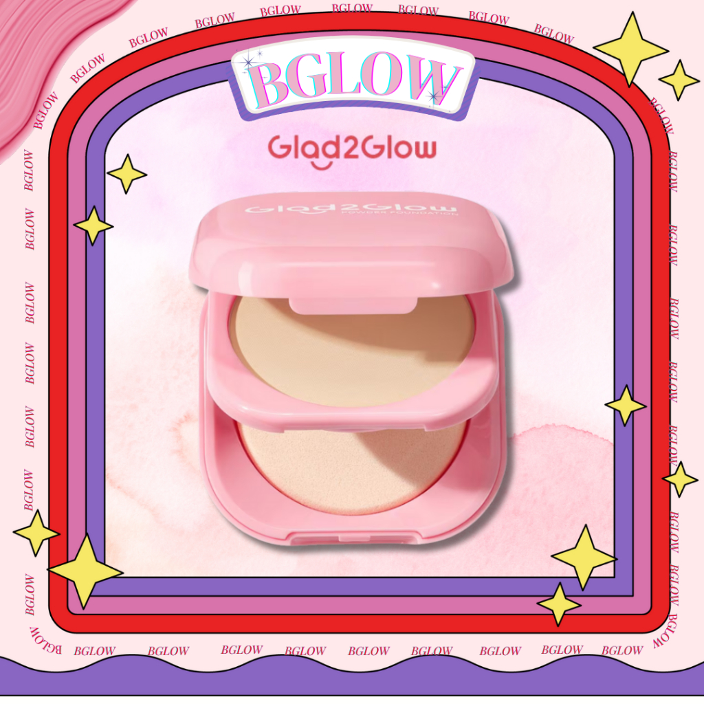 Jual Glad2Glow Perfect Blurring Powder Foundation two way cake TWC ...