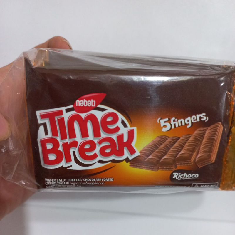 Jual TIMEBREAK WAFER COKELAT (isi 20) | Shopee Indonesia