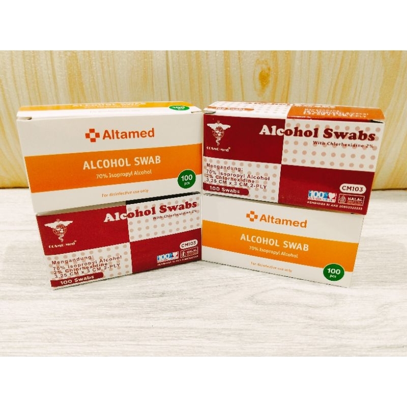 Jual Alcohol Swab merk Cosmomed Altamed | Shopee Indonesia