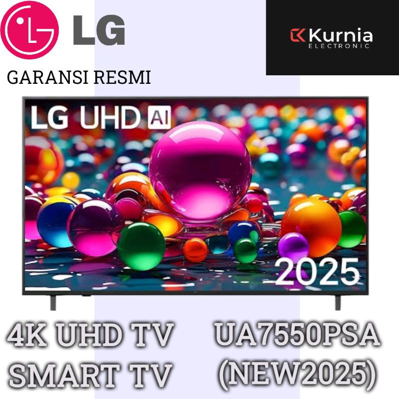 Jual LG 43UA7550 / 43UA7550PSA 4K SMART TV 43 inch 2025 Series | Shopee ...