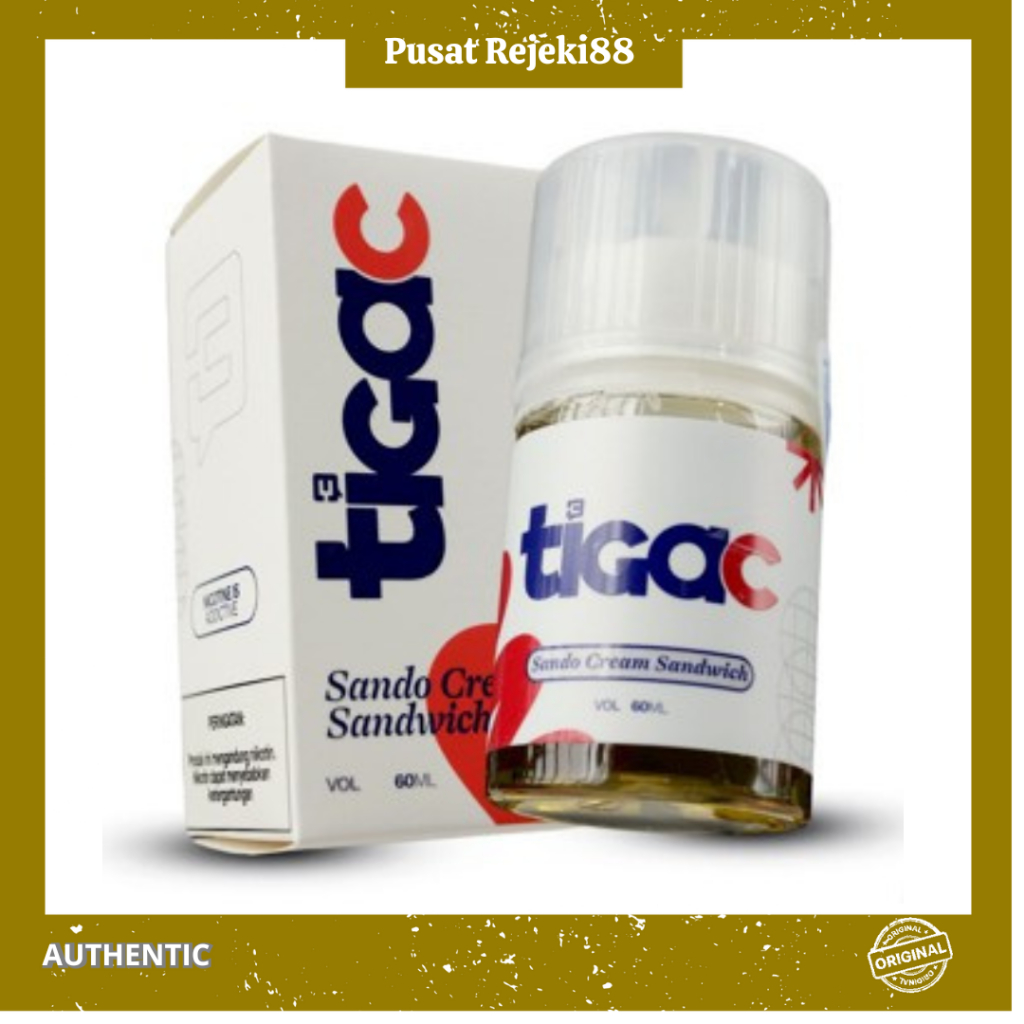 Jual Sando Cream Sandwish Series Freebase 60ml By Tigac 100% Authentic ...