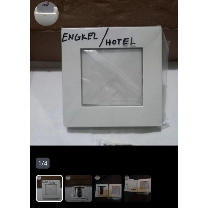Jual saklar 1 gang hotel B1000 puro merek-boss tipe-b1031/3a | Shopee Indonesia