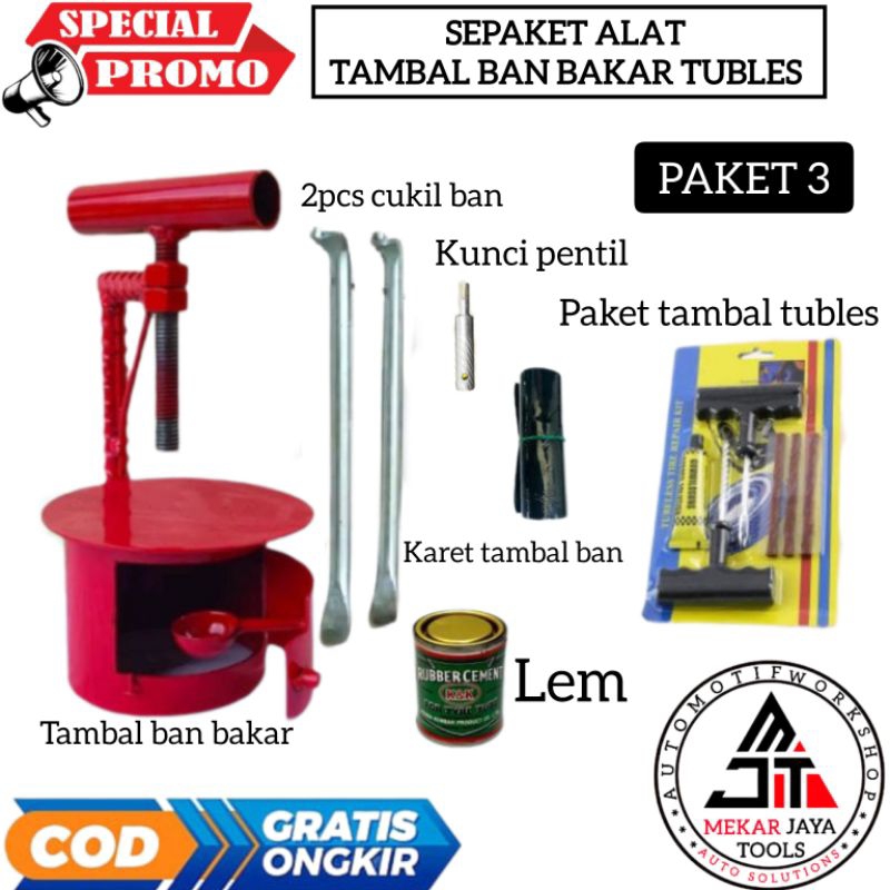Jual alat tambal ban bakar alat tambal ban motor | Shopee Indonesia