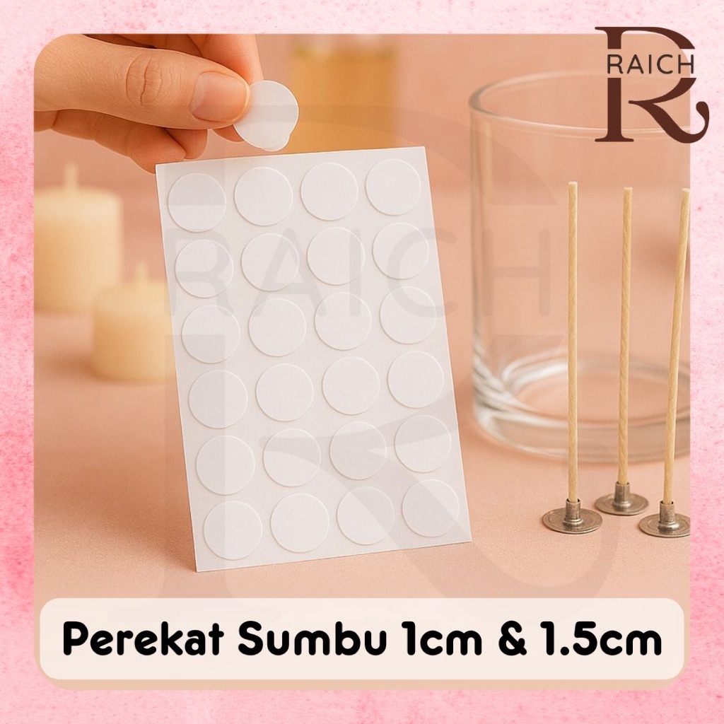 Jual Perekat Lem Sumbu Lilin Jel Gel Double Sided Candle Wick Adhesive ...