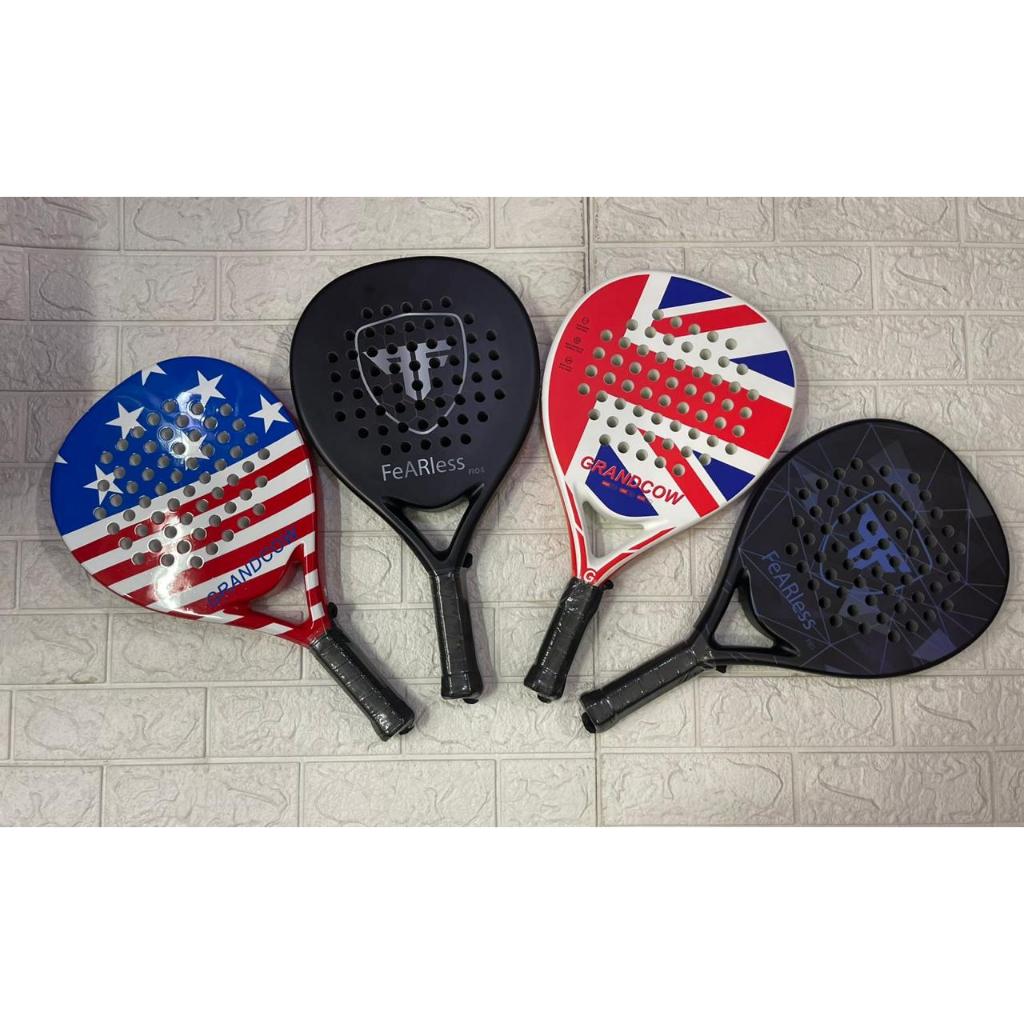 Jual RAKET PADEL / PADEL RACKET TENIS PADLE GRANDCOW & FEARLESS CARBON ...