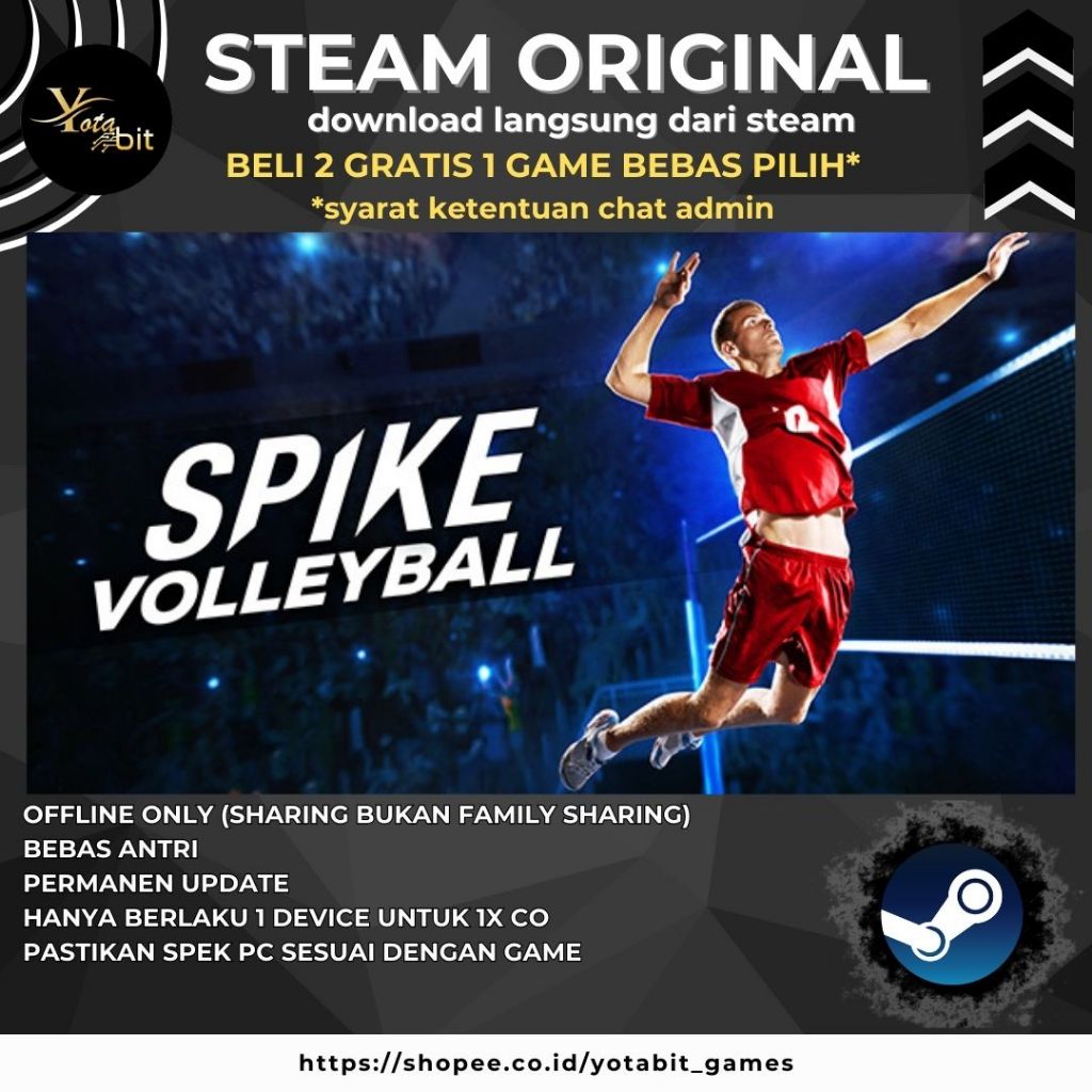Jual Spike Volleyball PC Sharing Original Offline | Shopee Indonesia