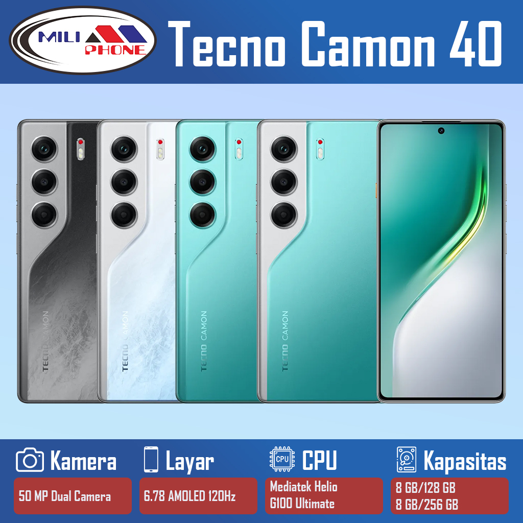 Jual TECNO CAMON 40 GARANSI RESMI 1 TAHUN | Shopee Indonesia