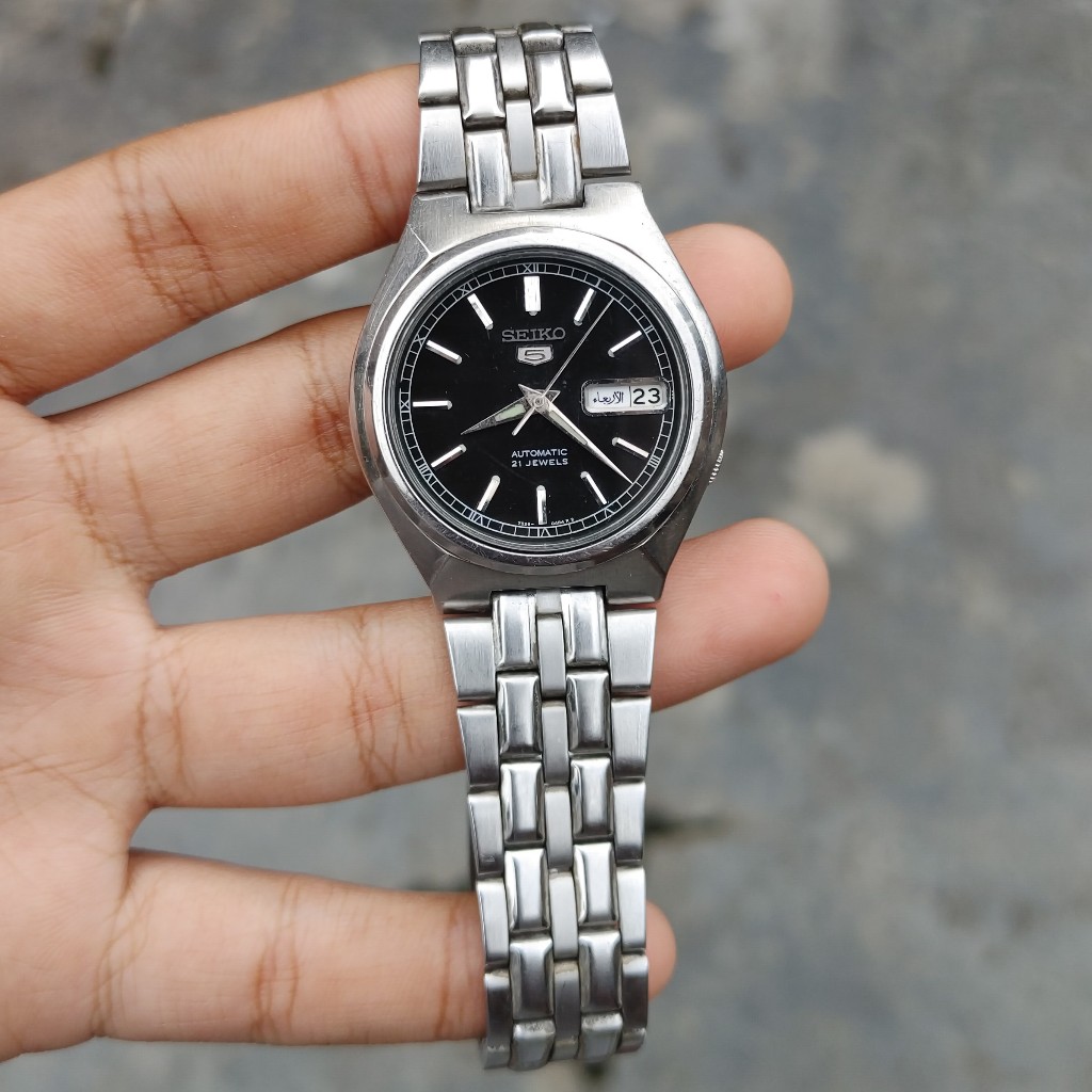 Jual Jam tangan seiko 5 automatic SNK307 caliber 7s26 01t0 | Shopee ...