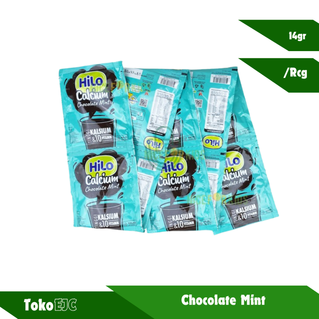 Jual Hilo Calcium Chocolate Mint Kalsium &10 Tinggi 23gr/renceng ...