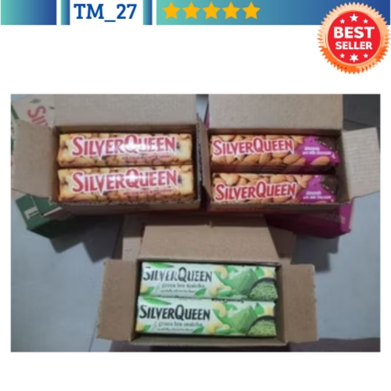Jual Silverqueen 22 gram 1 box isi 10pcs | Shopee Indonesia