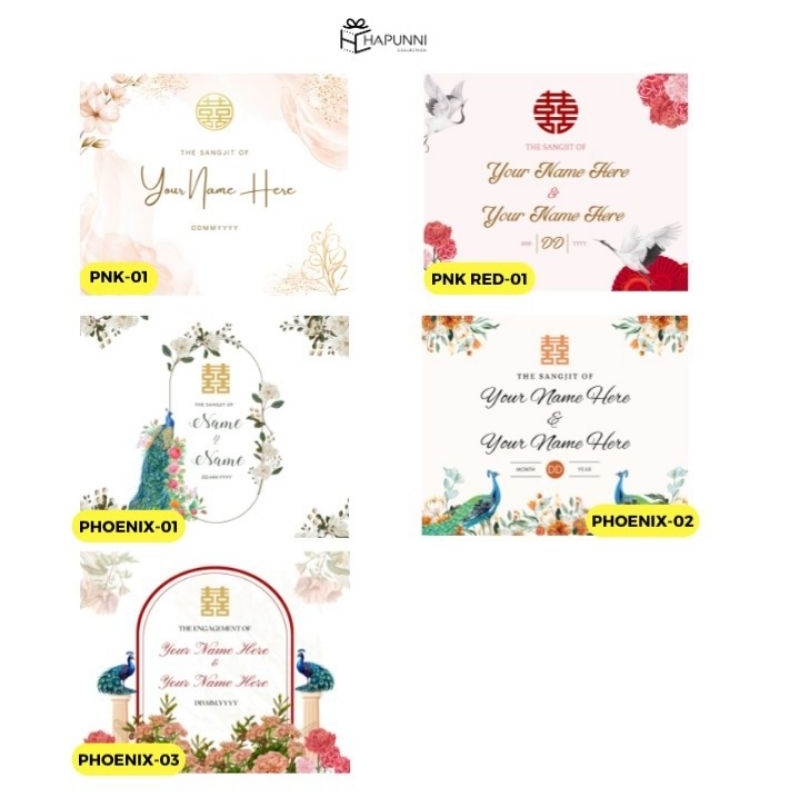 Jual Custom Label Sangjit Stiker Paper belt Sangjitan / Teapai ...