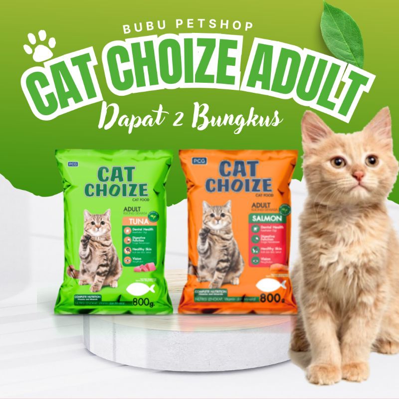 Jual CAT CHOIZE ADULT 800GR PAKET ISI 2 BUNGKUS LEBIH HEMAT | Shopee ...