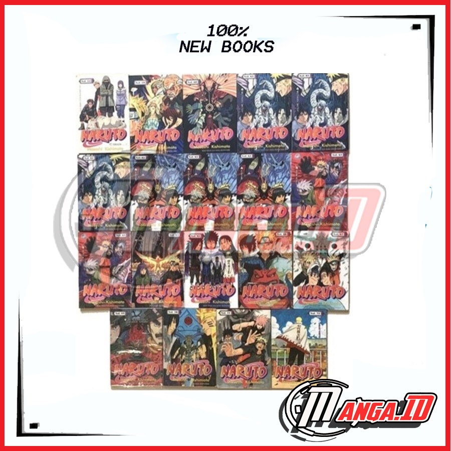 Jual Komik manga Naruto, Vol. 1-72 (English) - MangaID | Shopee Indonesia